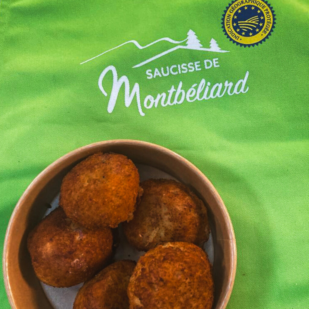 Recette Le Croc' Montbé - Saucisse de Montbéliard
